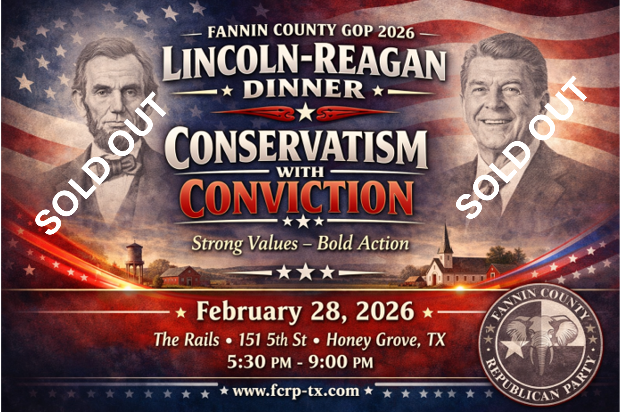 2026 Lincoln-Reagan Dinner – Fannin County Republican Party